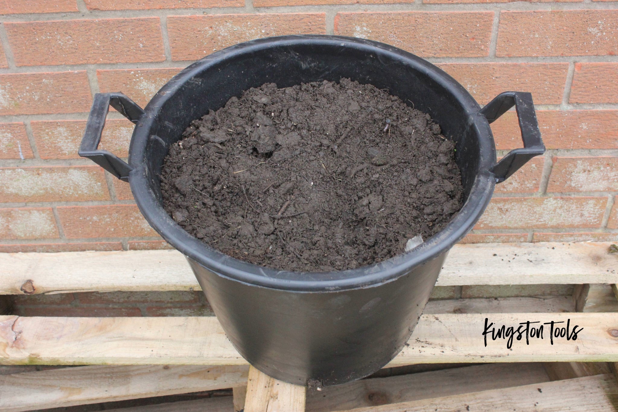 5x Heavy Duty 30L Plant Pots - Large Size 40cm / 15.7" - Plastic Plant ...